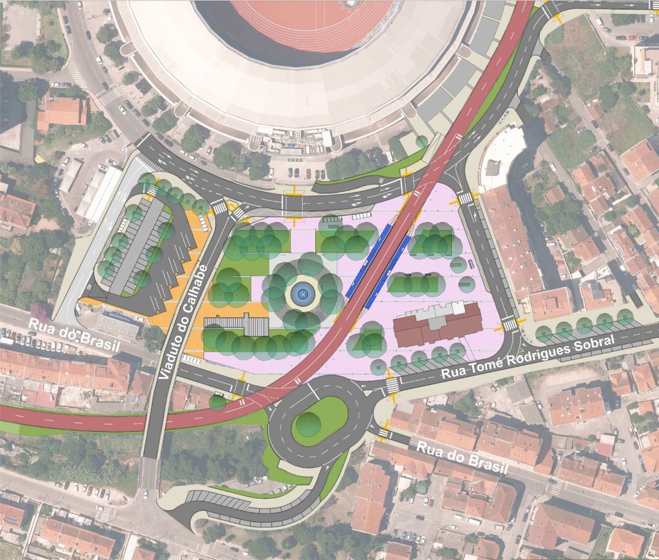 Obras do Metrobus | Corte de trânsito na Rua do Brasil — coimbra.pt