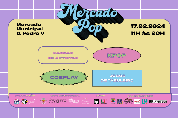 Cultura pop em destaque este sábado no Mercado Municipal D. Pedro V ...