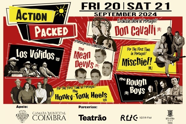Coimbra regressa aos anos 50 com o Festival Action Packed #4 de 19 a 22 de setembro — coimbra.pt